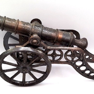Cast Metal Ornamental Signal Cannon Replica 13"x6 1/2"x 3 3/8" - Etsy