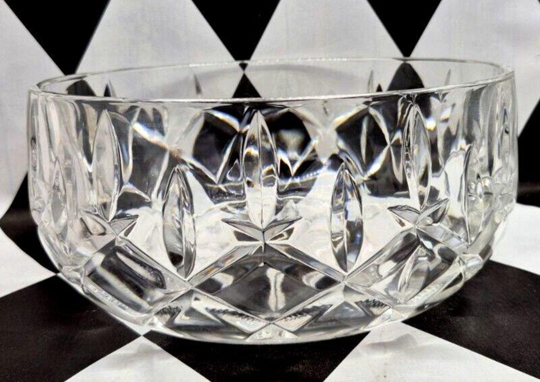 Gorham Lady Anne 9" Crystal Salad Bowl Made in Germany - Etsy