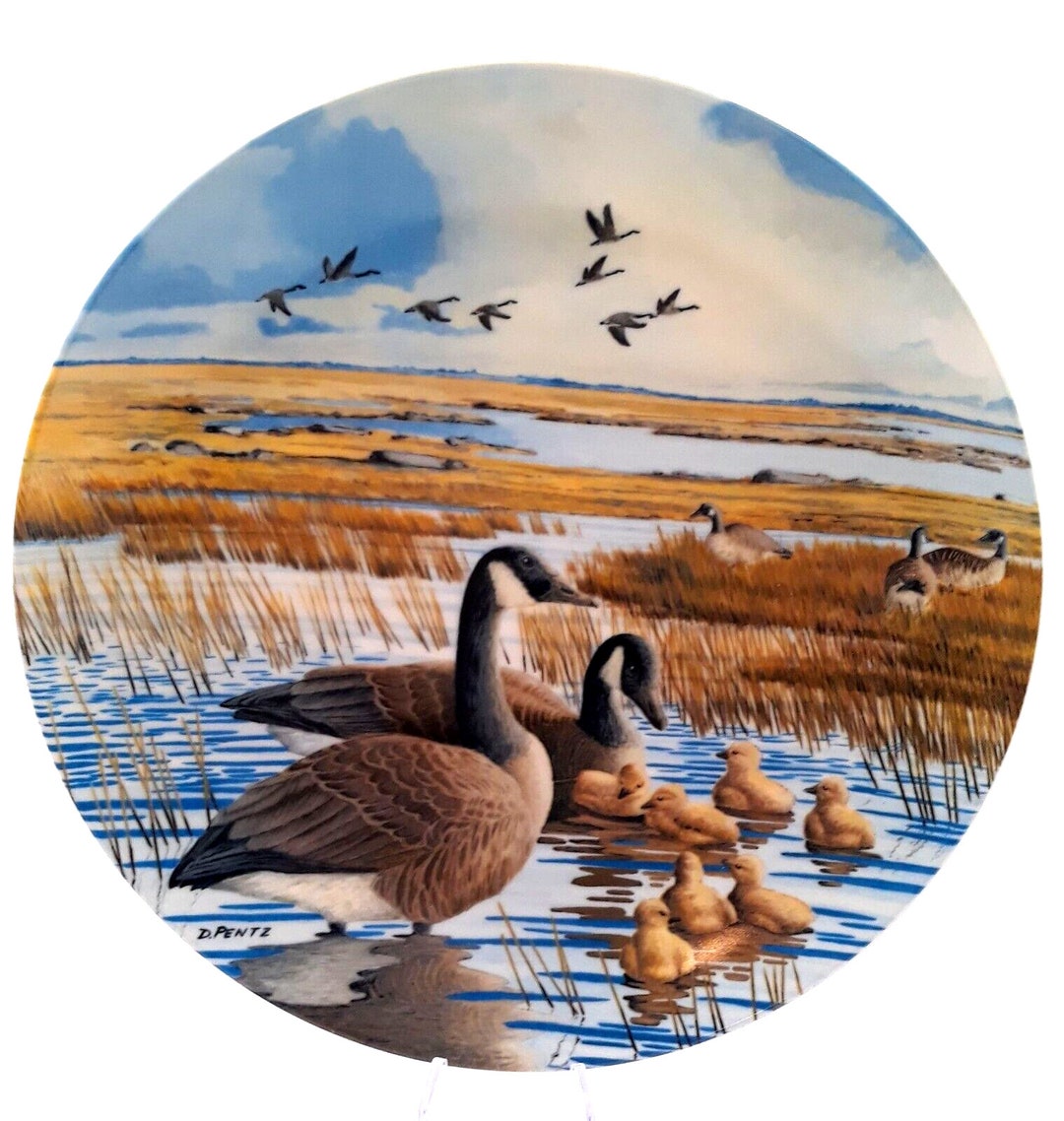 The Family - Canadian Geese Collector Plate Bradford Exchange 1987 ...