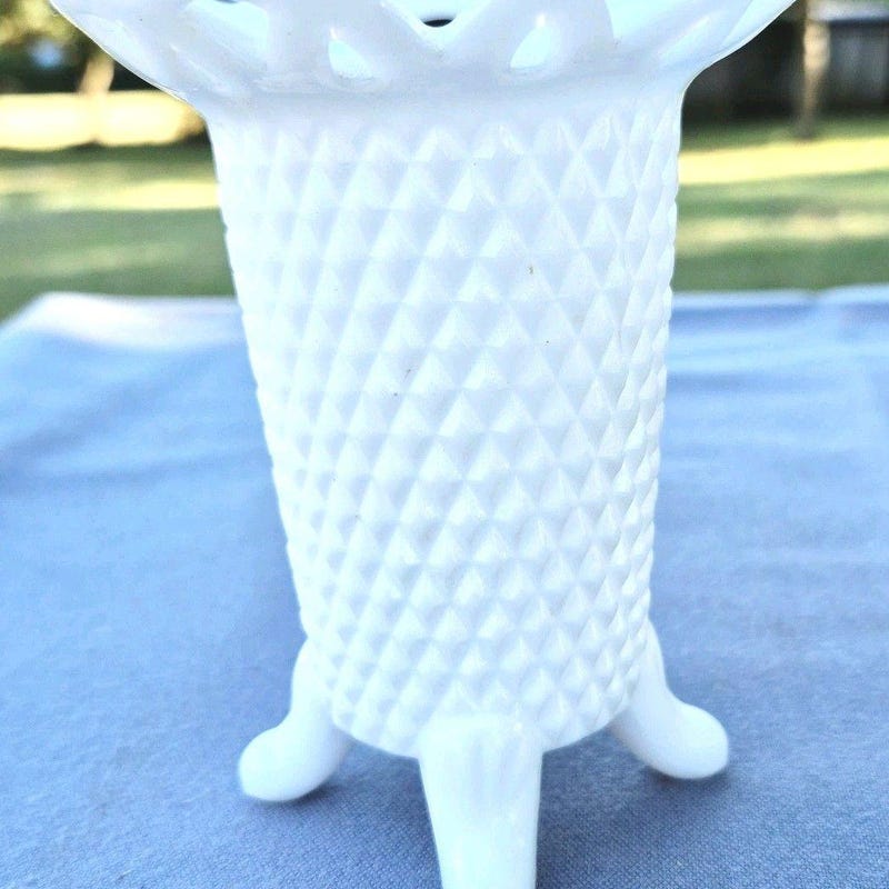 Milk Glass Diamond - Etsy