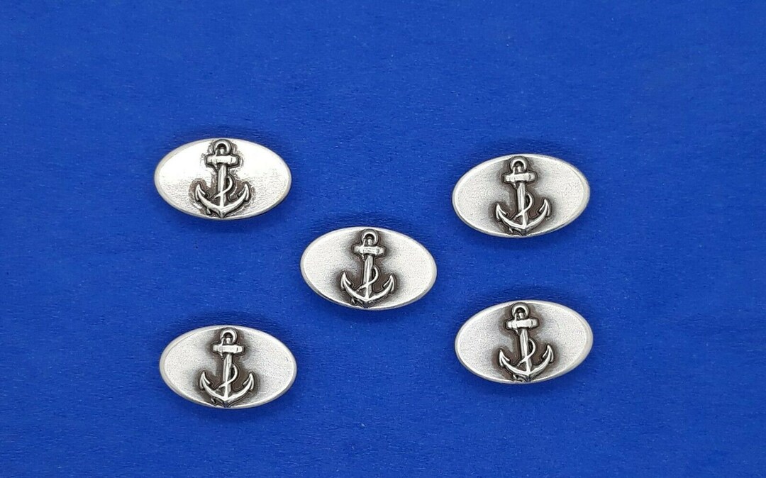 Ships Anchor Small Concho / Conchos Approx.15/16" Five Count - Etsy