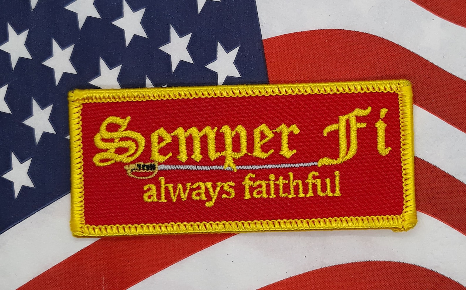 Semper FI Always Faithful Marines Iron On Embroidered Patch | Etsy