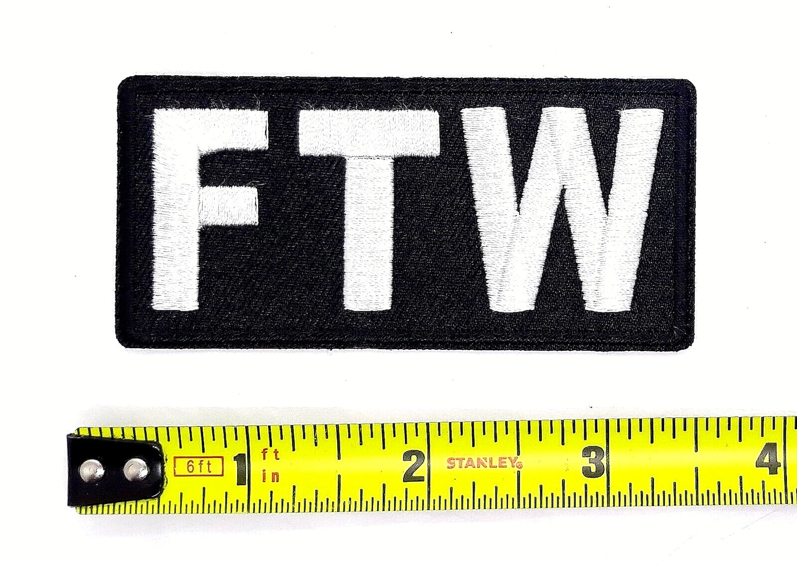 FTW Logo Fk the World Iron on Embroidered Patch 3.25 X - Etsy