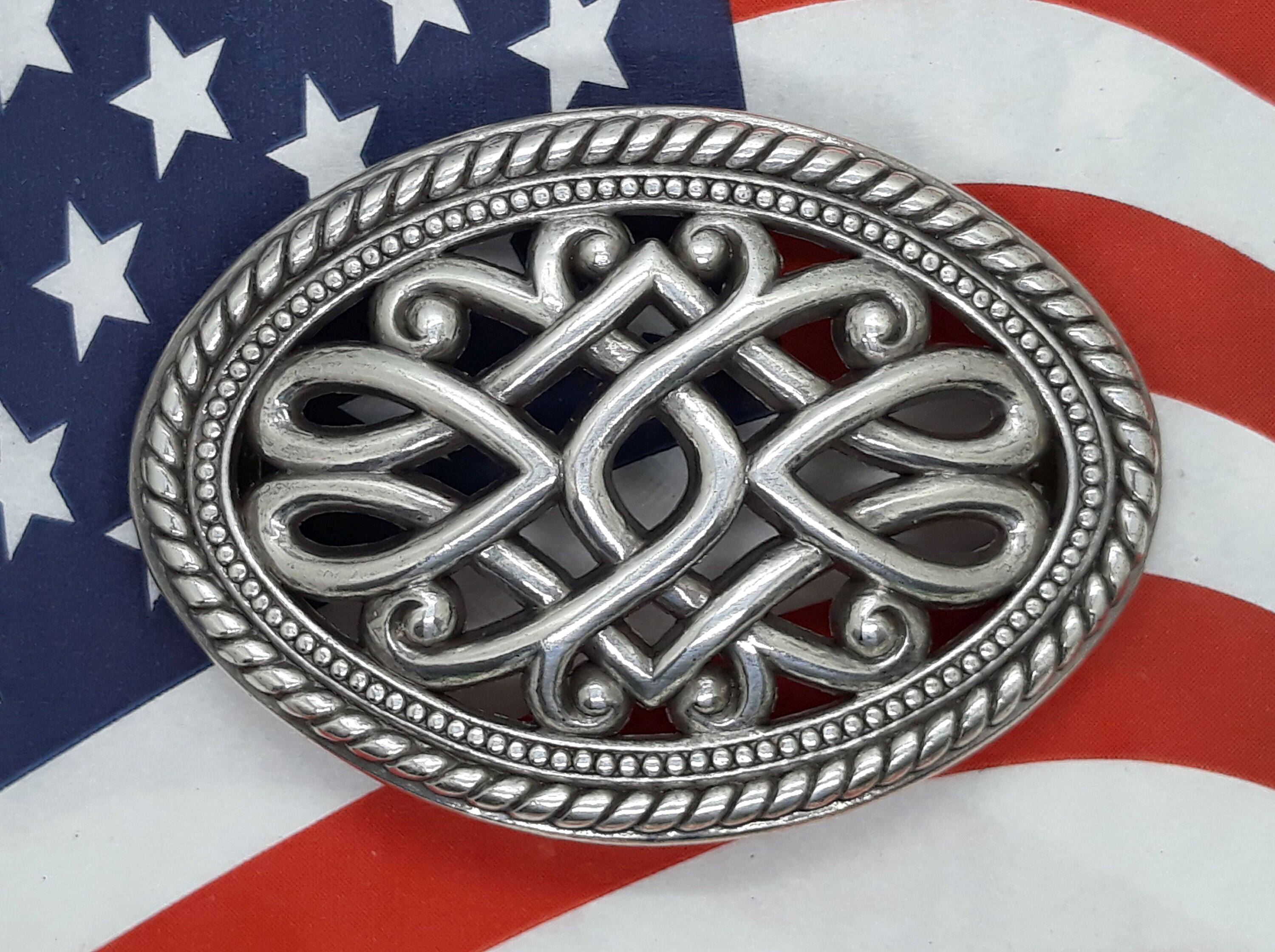 Celtic Pattern Large Slide on Concho Approx. 3 1/4x 2 | Etsy