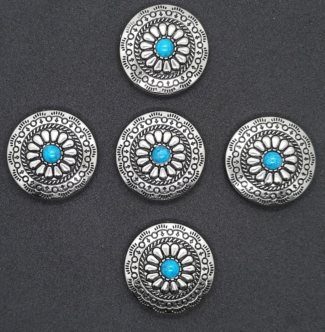 Southwest Native Style Flower 2 Concho / Conchos 1 3/16 - Etsy France