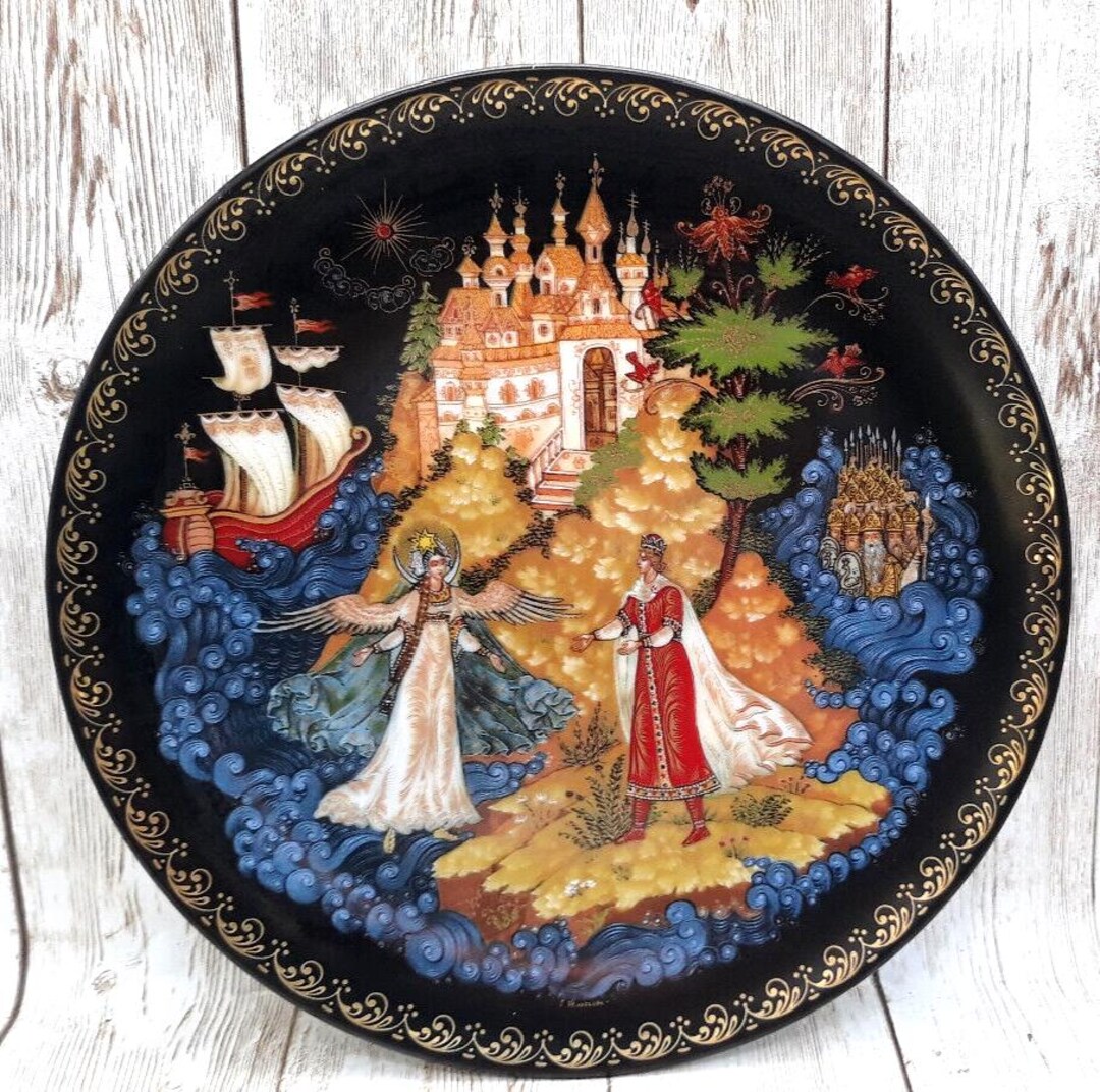 Bradford Exchange Princess Swan Russian Legends Plate - Etsy