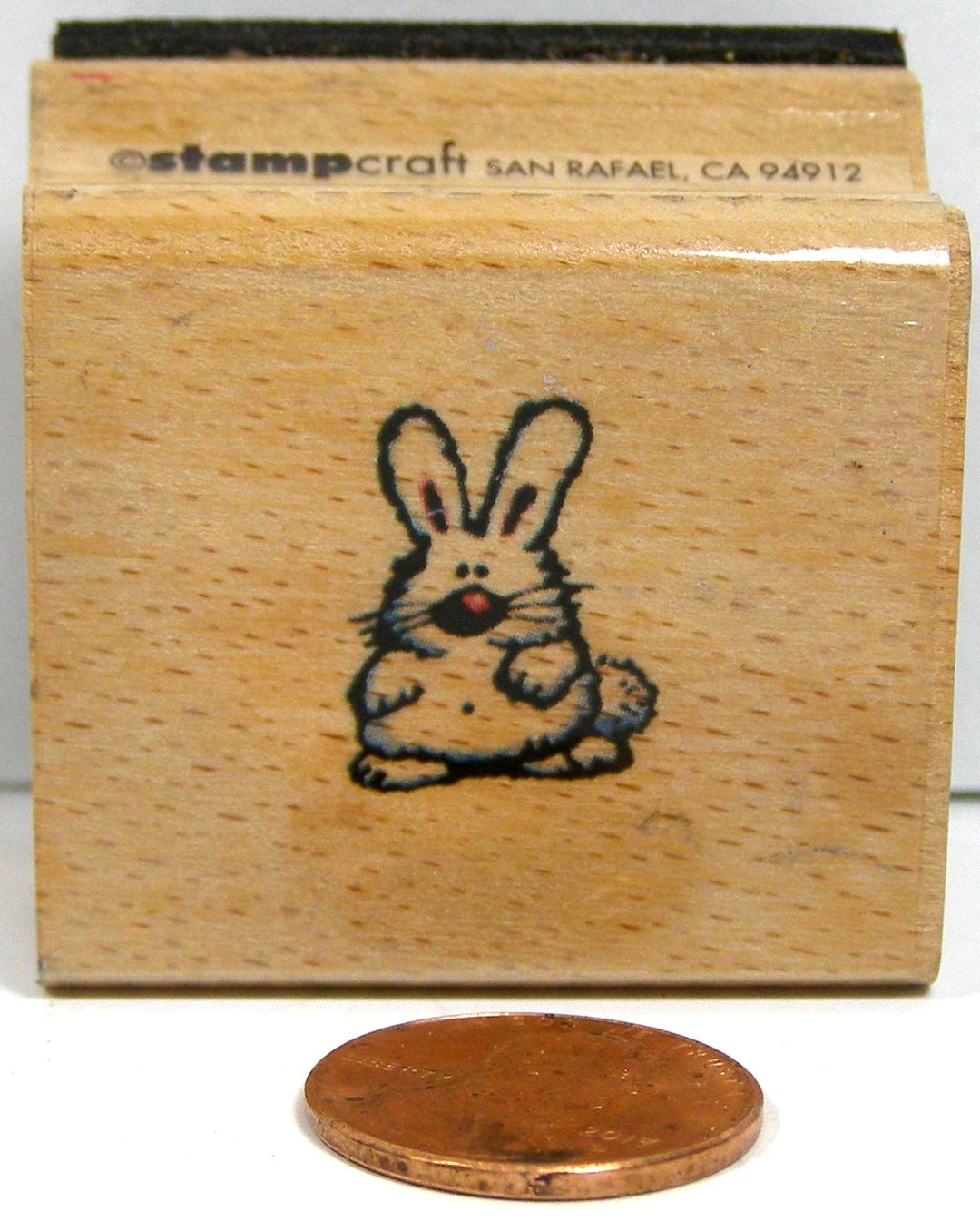 Rubber Stamp Stampcraft 440D249 Bunny 1-1/2x1-1/2 BAU - Etsy