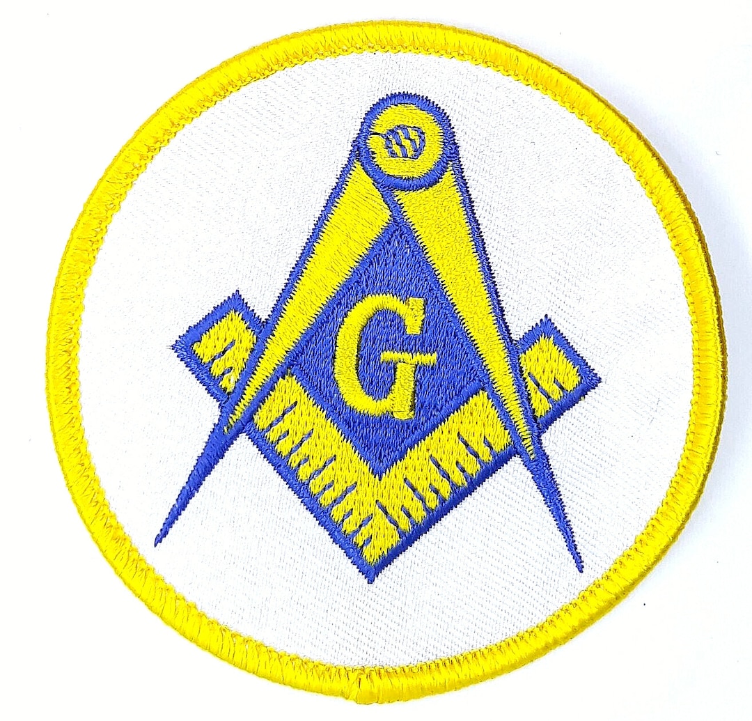 Mason Masonic G Gold & Blue Iron on Sew on Embroidered Patch 3"x 3" - Etsy