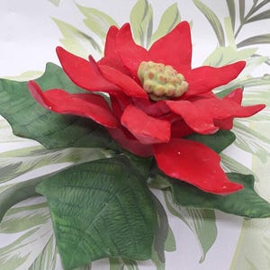 Lenox Fine Porcelain Poinsettia Flower 1991 - Etsy