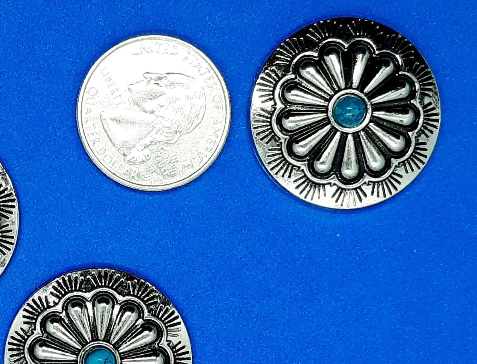 Southwest Native Style Flower Daisy 4 Concho / Conchos 1 3/16 - Etsy