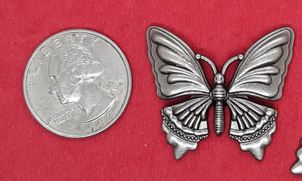 Butterfly Conchos / Concho Pewter1 1/4 X 1 1/4 | Etsy