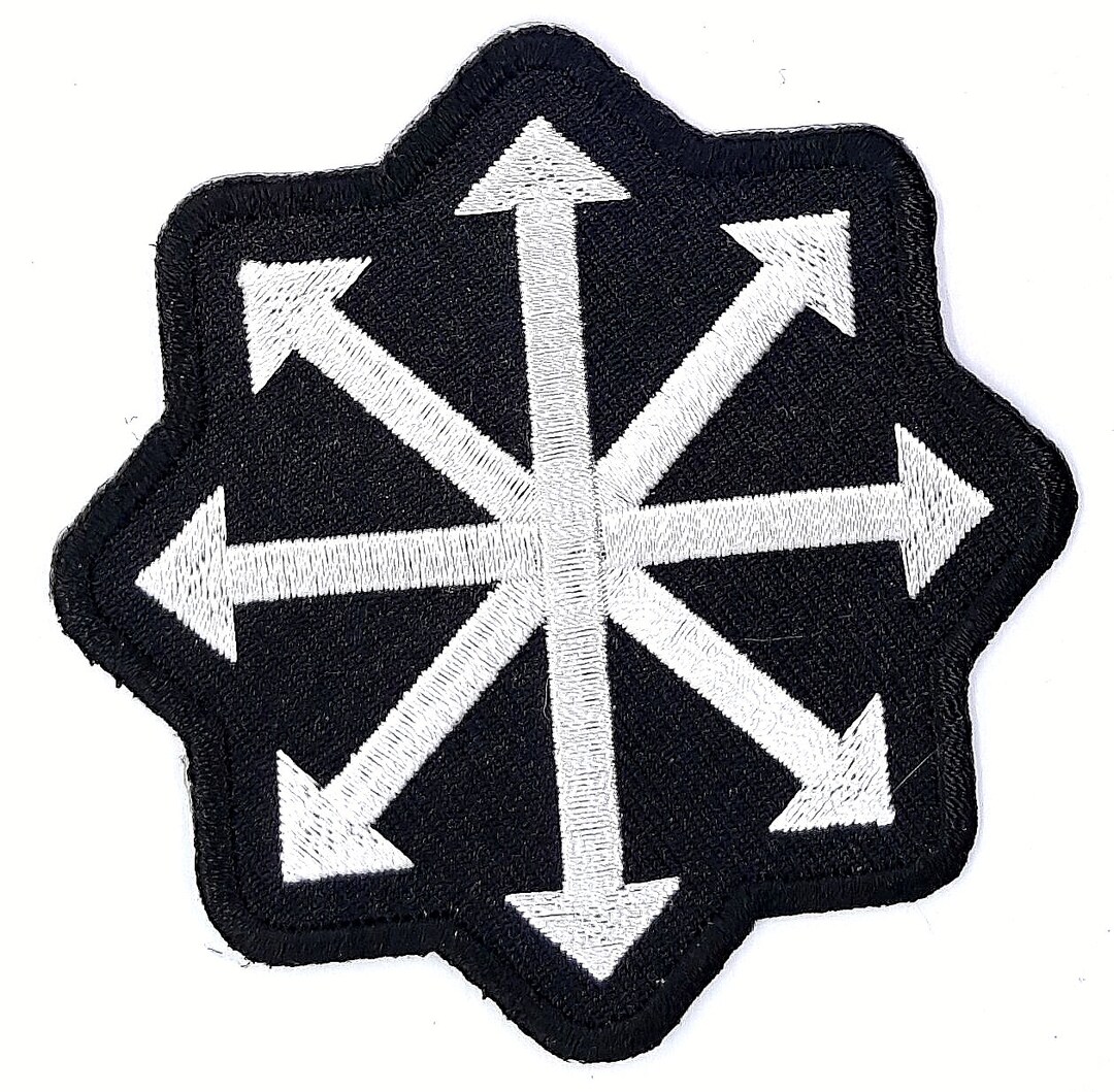 Chaos Arrows Iron on Embroidered Patch 3x 3 - Etsy