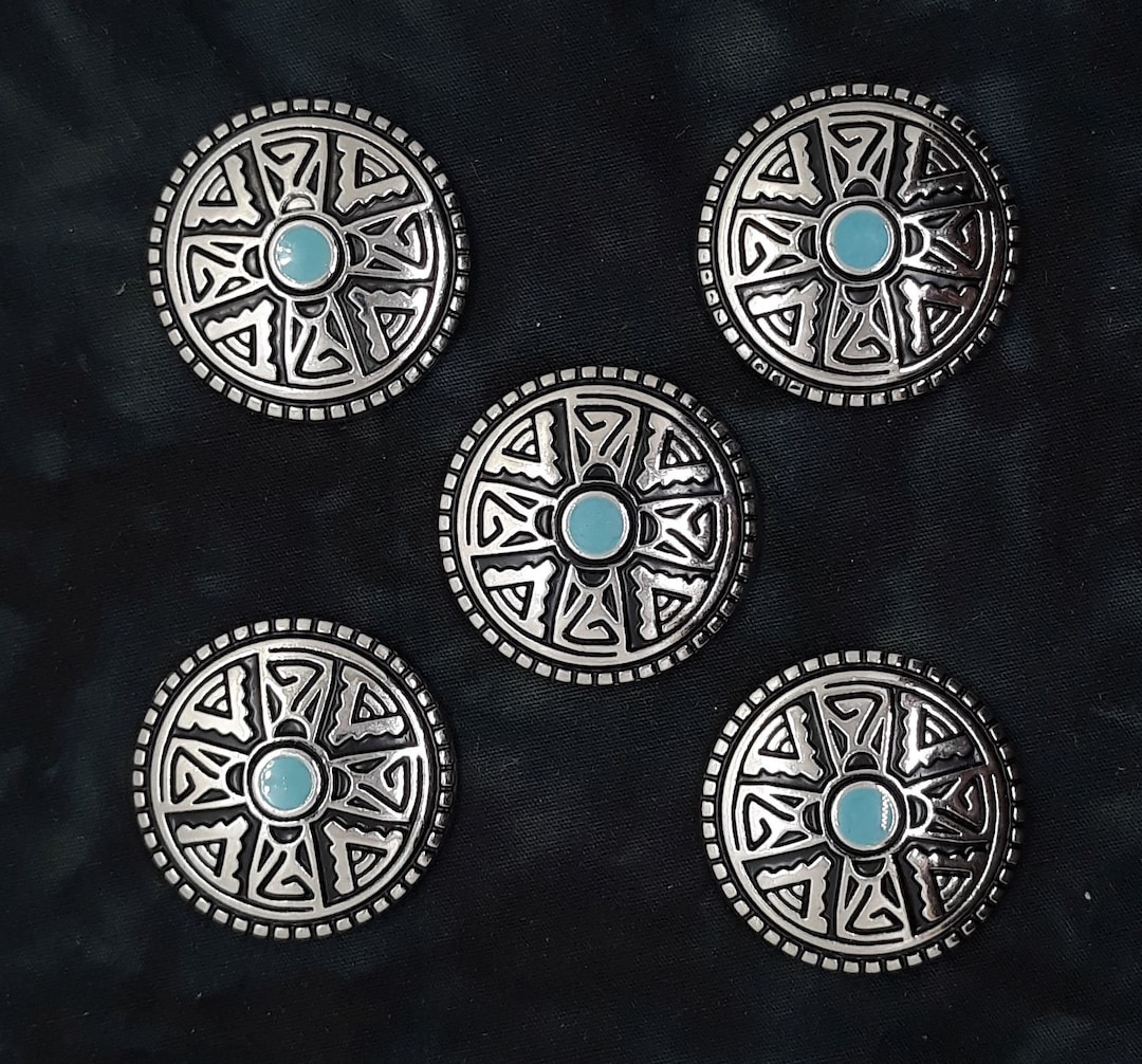 Southwest Style Cross Concho / Conchos 1 1/8