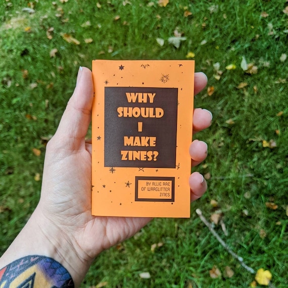 Why Should I Make Zines Mini Zine Defense of Zines - Etsy
