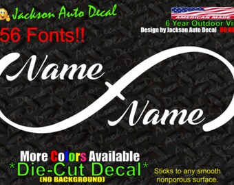 Infinity Car Decal | Etsy