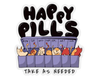 Cat Happy Pills - Etsy