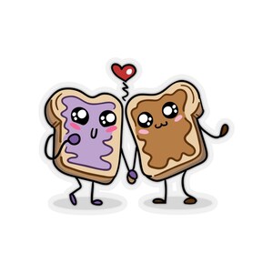 Toast Love Sticker – Anniversary Valentine's Day Gift - Etsy
