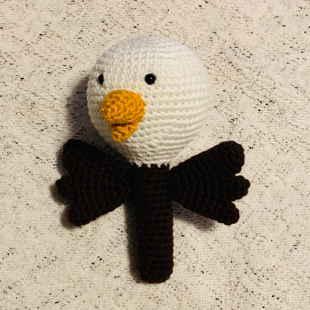 Crochet Eagle Baby Rattle Pattern. Digital Pdf File in English With US ...