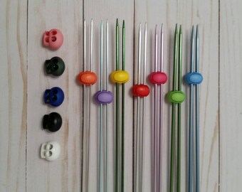 Knitting Needle Stoppers | Etsy