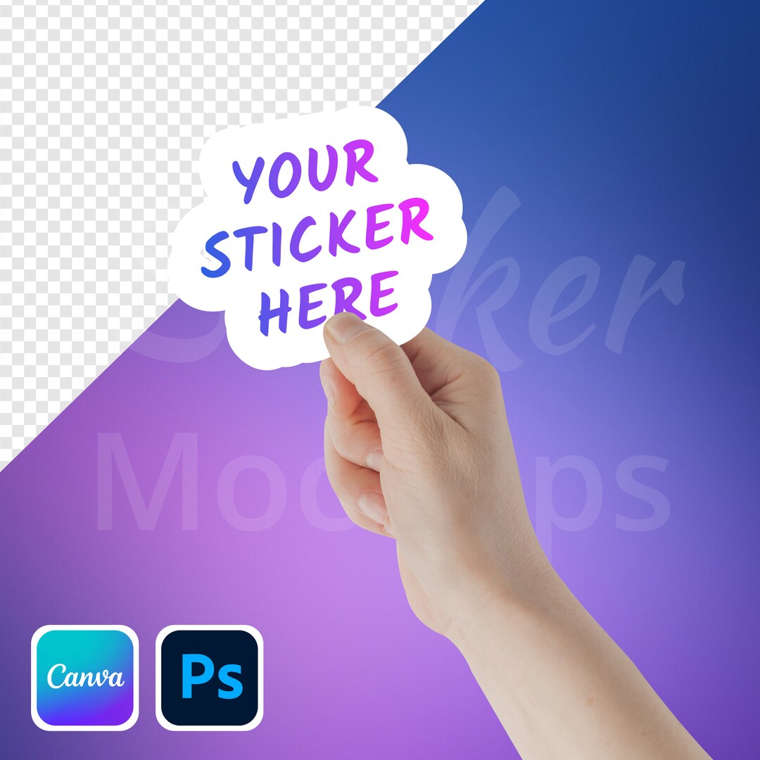 Sticker Mockup Backgrounds, Sticker Mockup Psd, Sticker Mockup Hand ...