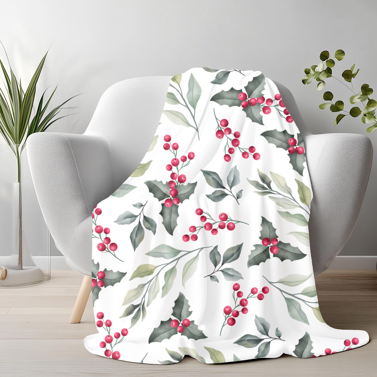 5 Blanket Mockups Bundle | Fleece, Sherpa, Velveteen Plush, Microfiber ...