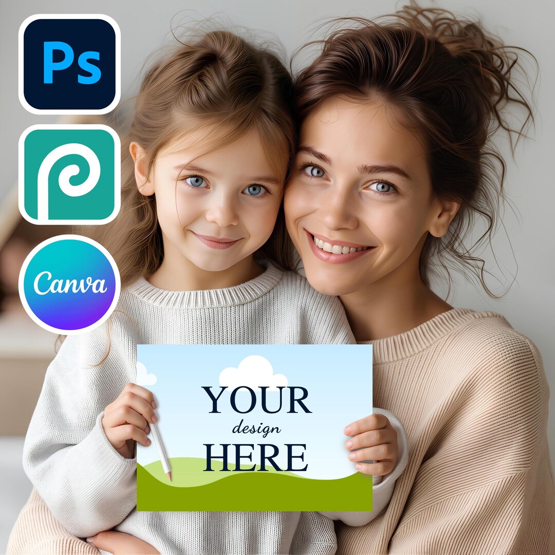 Coloring Page Mockup for Canva and Photoshop | Photopea Template,color ...