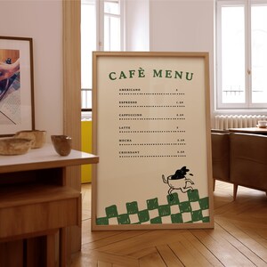 Coffee Station Poster, Coffee Bar Menu, Coffee Lover Gift, Coffee ...