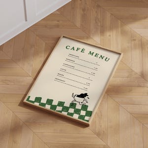 Coffee Station Poster, Coffee Bar Menu, Coffee Lover Gift, Coffee ...