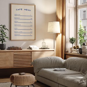 Coffee Station Poster, Coffee Bar Menu, Coffee Lover Gift, Coffee ...