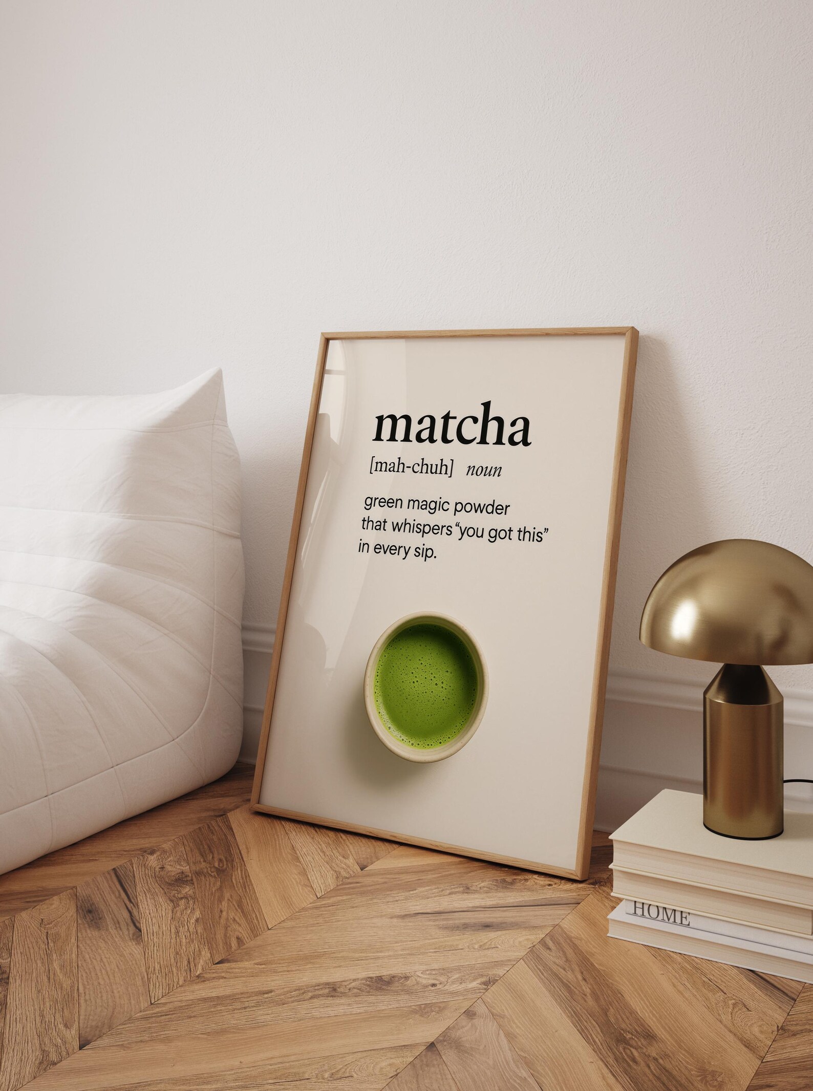 Matcha Definition Poster – Funny Matcha Quote Wall Art, Minimalist ...