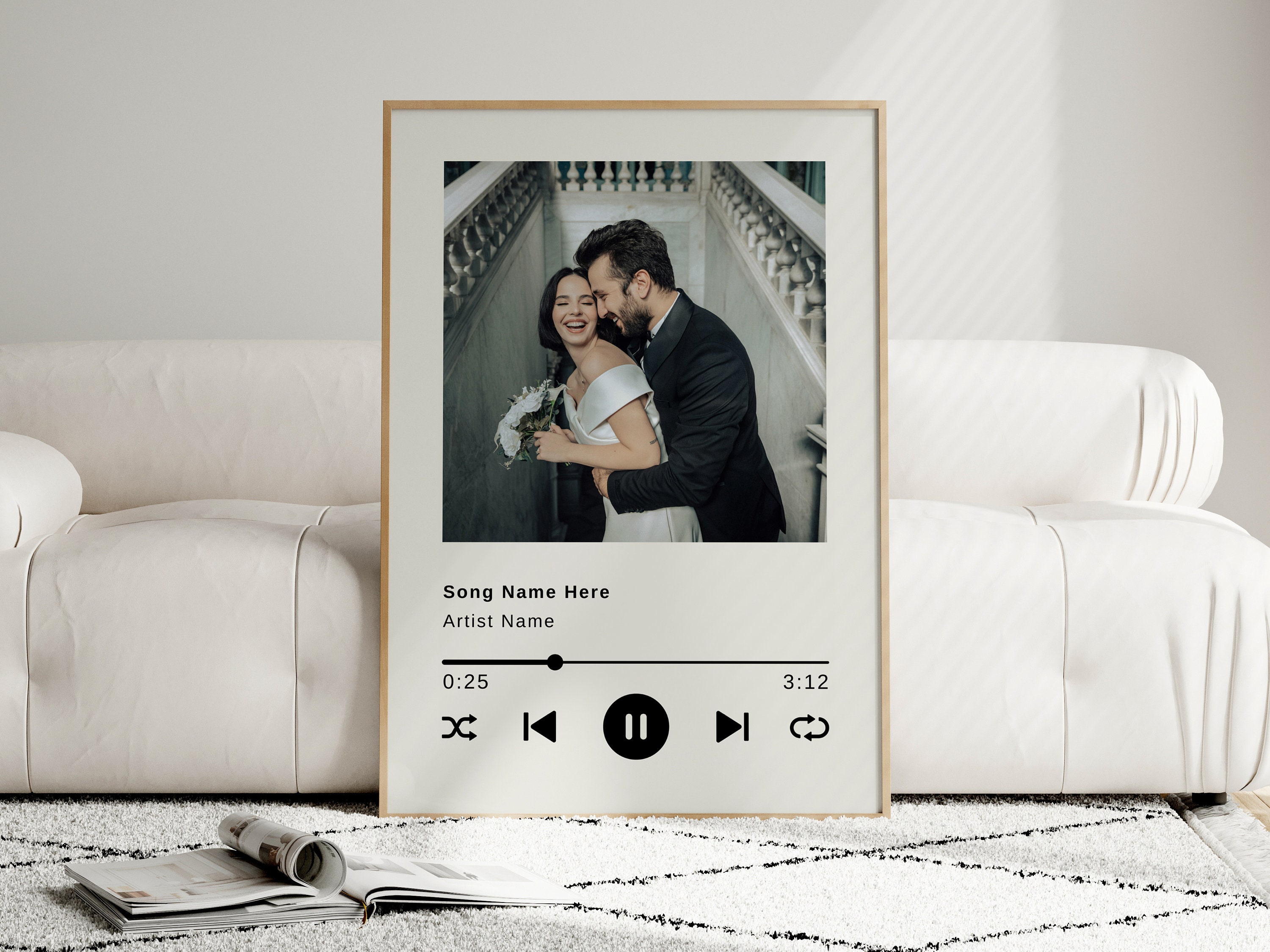 Custom Music Album Poster Print: Personalized Song Gift - Etsy