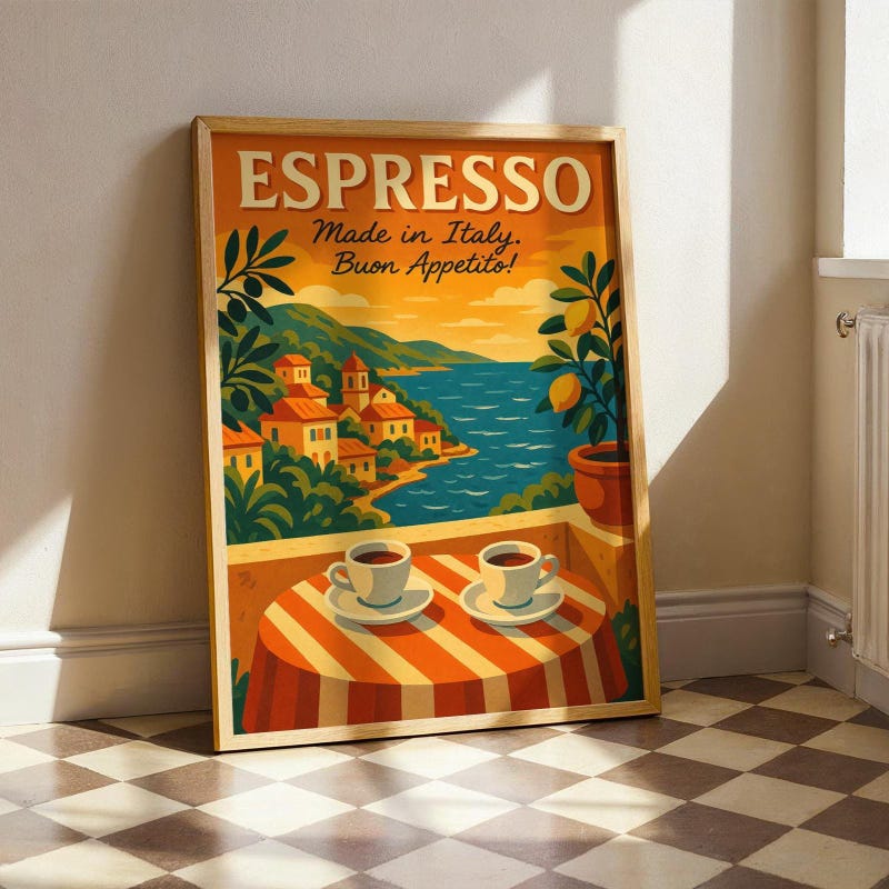 Italian Cafe Decor - Etsy