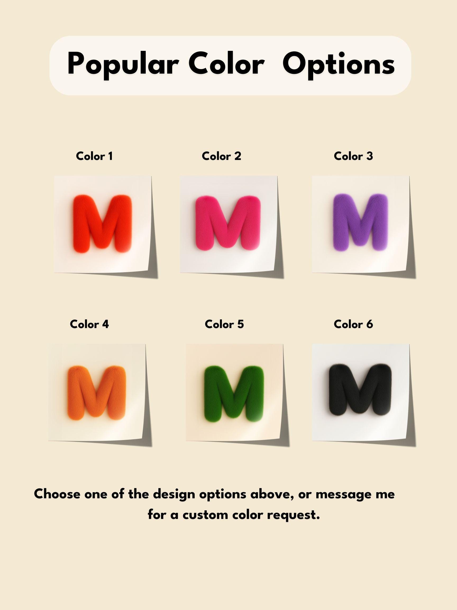 Custom Letter Wall Art – Personalized Modern Typography Wall Art ...