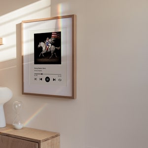 Custom Music Album Poster Print: Personalized Song Gift - Etsy