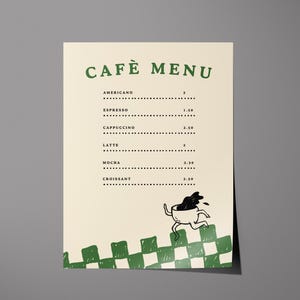 Coffee Station Poster, Coffee Bar Menu, Coffee Lover Gift, Coffee ...