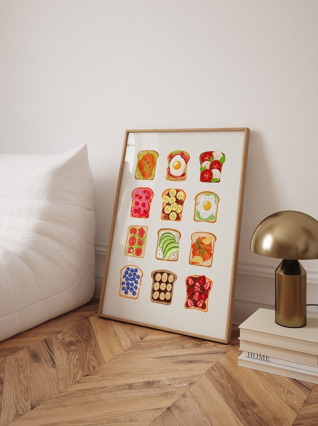 Toast Breakfast Poster Print, Avocado Toast Poster, Toast Lover Gift ...