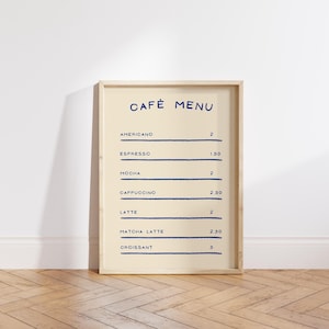 Coffee Station Poster, Coffee Bar Menu, Coffee Lover Gift, Coffee ...