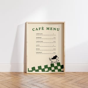 Coffee Station Poster, Coffee Bar Menu, Coffee Lover Gift, Coffee ...