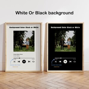 Custom Music Album Poster Print: Personalized Song Gift - Etsy