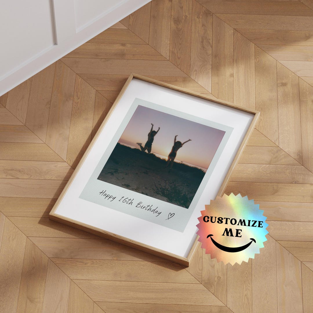 Personalized Polaroid Photo Gift, Custom Polaroid Print, Customized ...