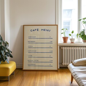 Coffee Station Poster, Coffee Bar Menu, Coffee Lover Gift, Coffee ...