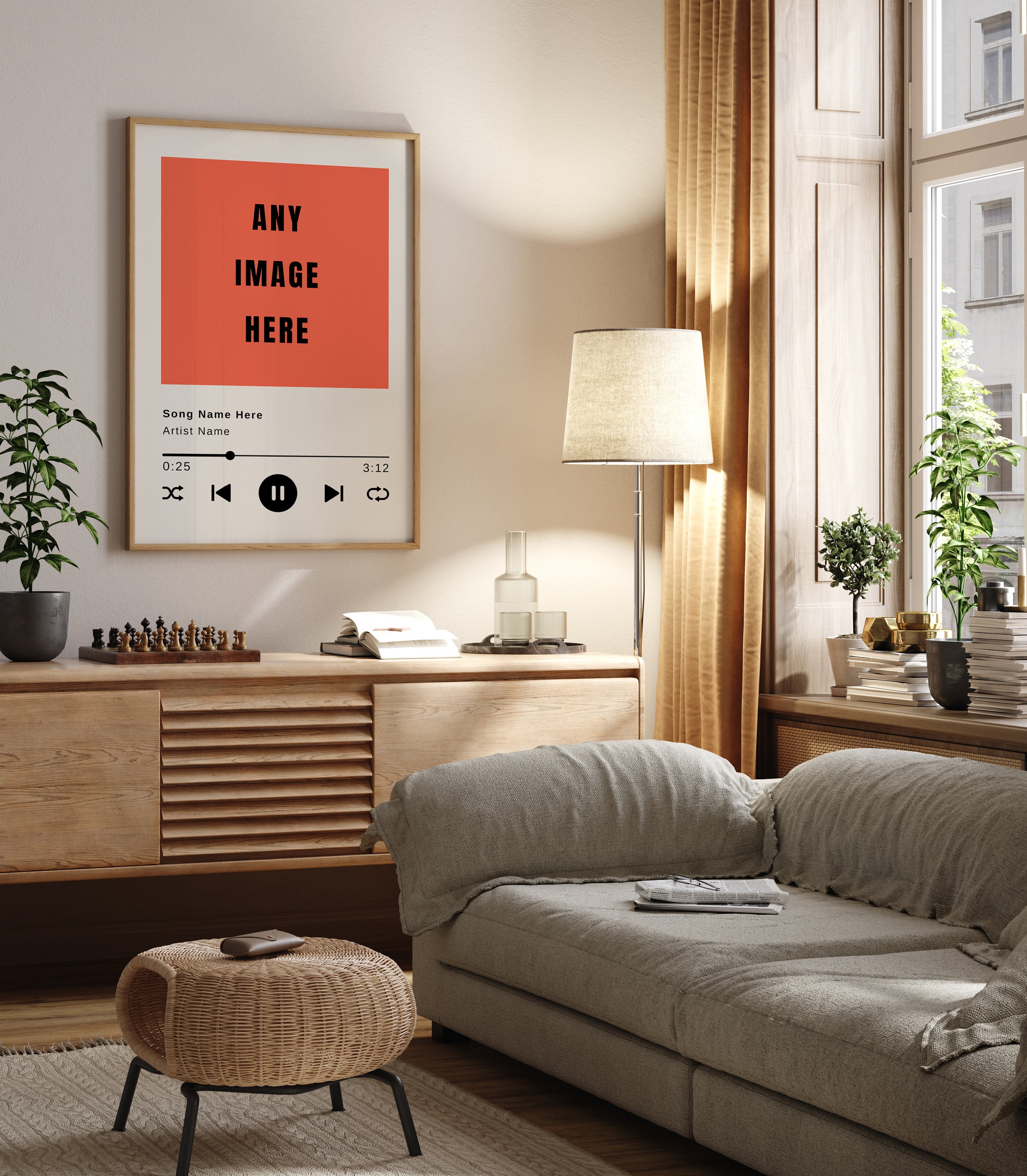 Custom Music Album Poster Print: Personalized Song Gift - Etsy