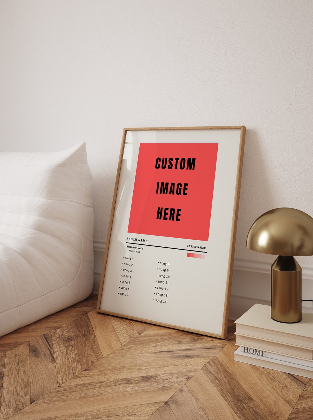 Custom Music Album Poster Print: Personalized Tracklist Art - Etsy