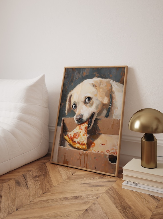 Perros Comiendo Pizza