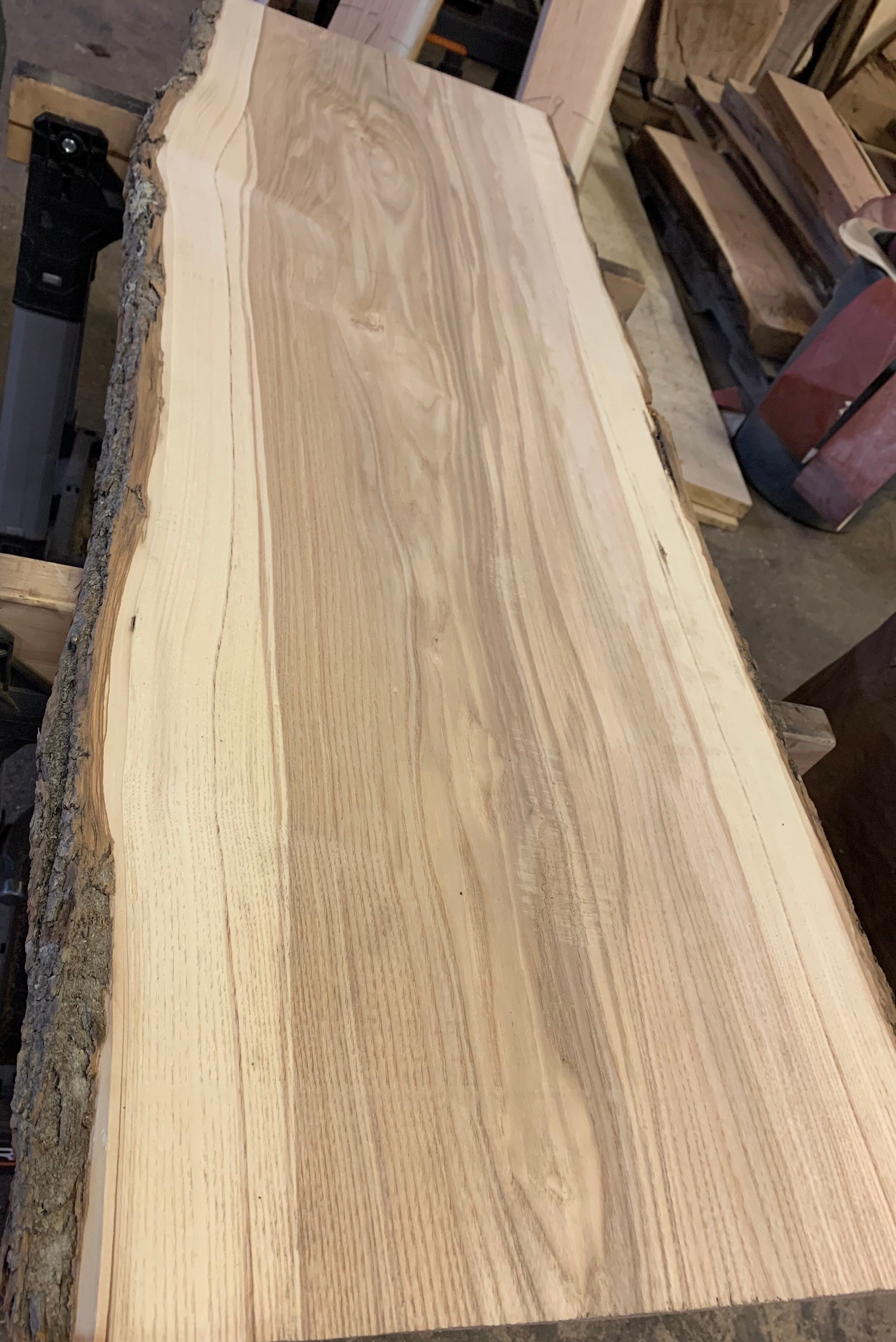 White Ash Wood Slab