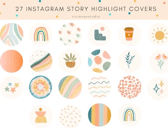 Instagram Highlight Covers | Etsy