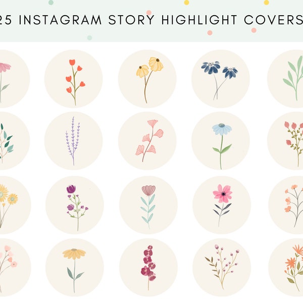 Highlight Covers - Etsy