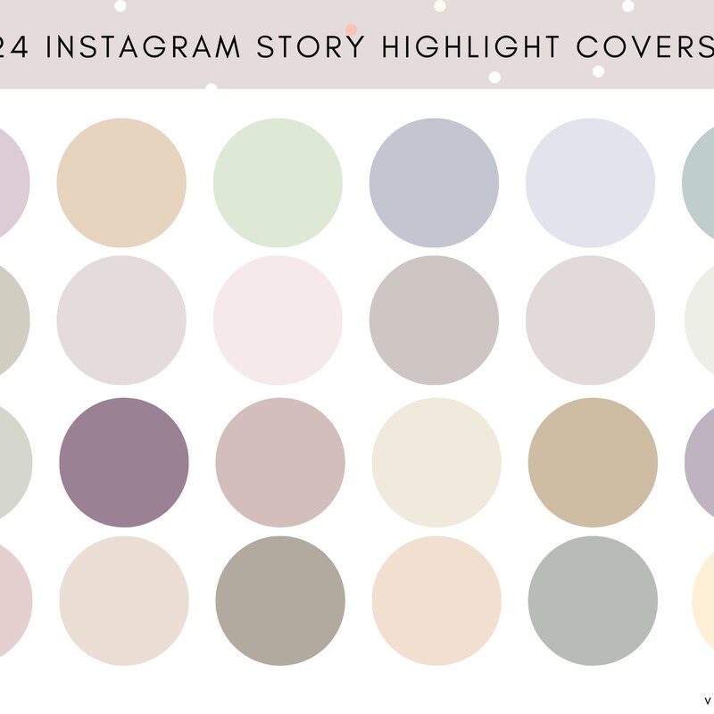 Solid Instagram Highlight Covers - Etsy