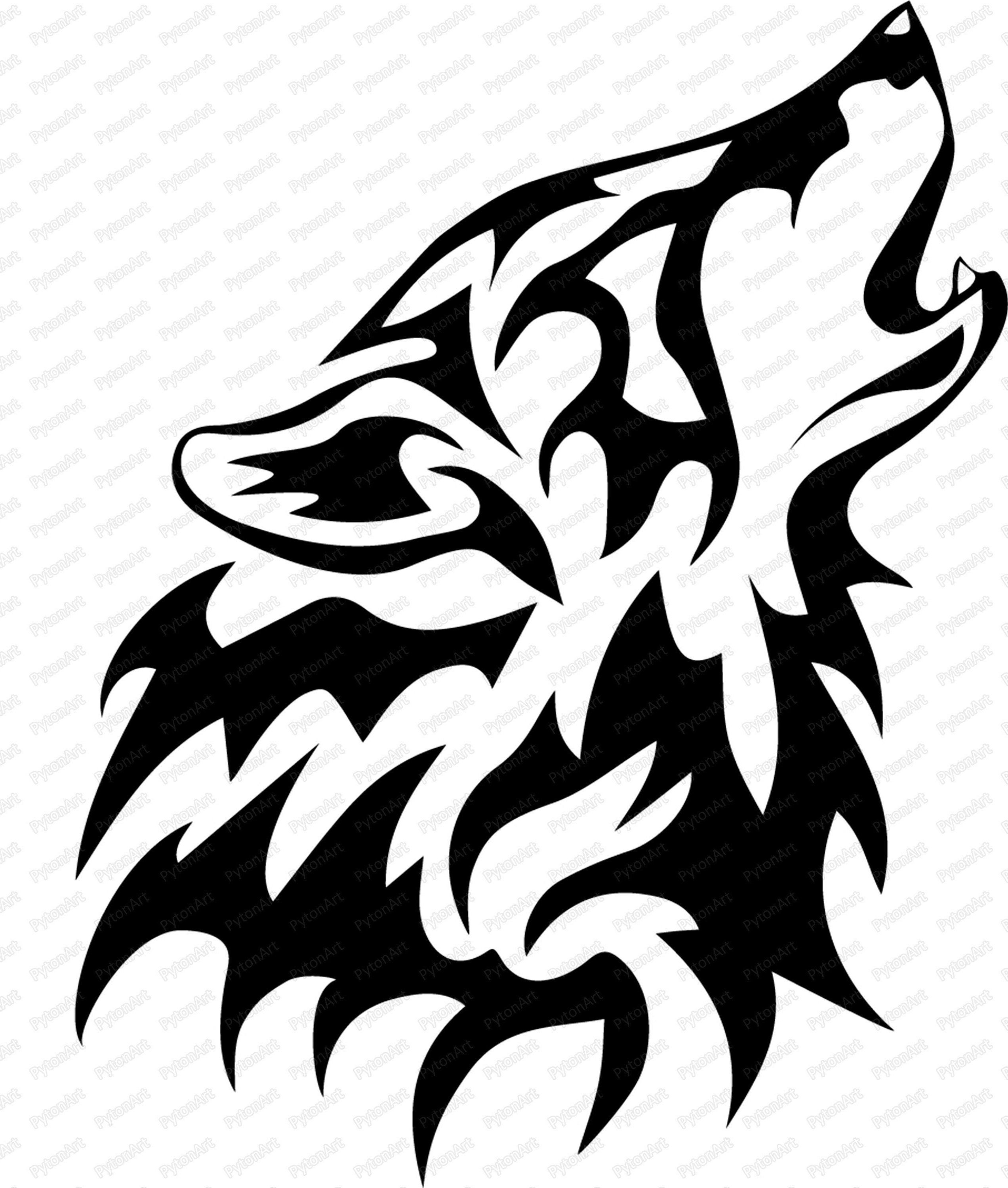 Wolf Head SVG Wolf Vector Wolf PNG Wolf Figure Wolf Head - Etsy