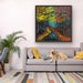 FALL LANDSCAPE PAINTING, Tree, Autumn, Modern,abstract, Original ...
